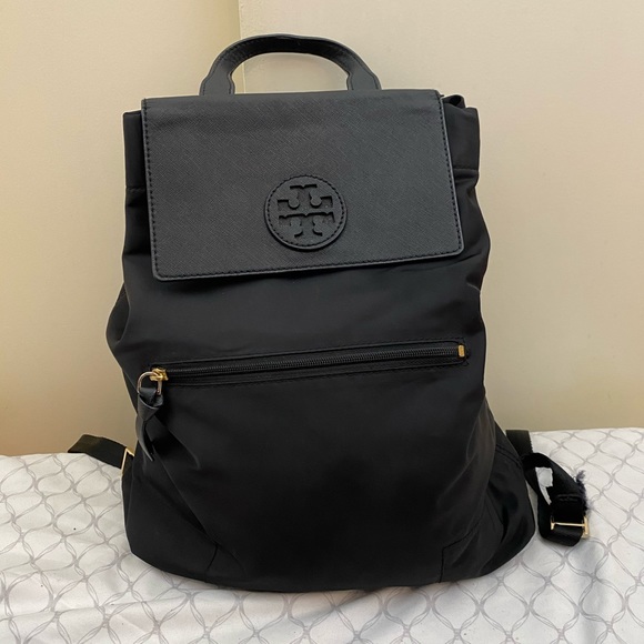 Tory Burch | Bags | Tory Burch Black Backpack | Poshmark